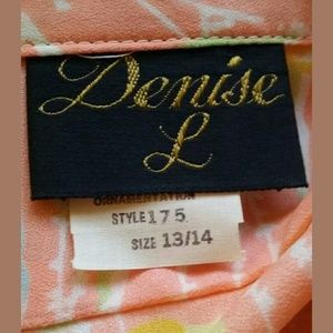 Denise L | Dresses | Vintage Denise L Secretary Floral Dress | Poshmark